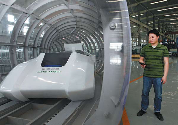 High-Performance Maglev Train Prototype Ready For Testing - PRV Engineering