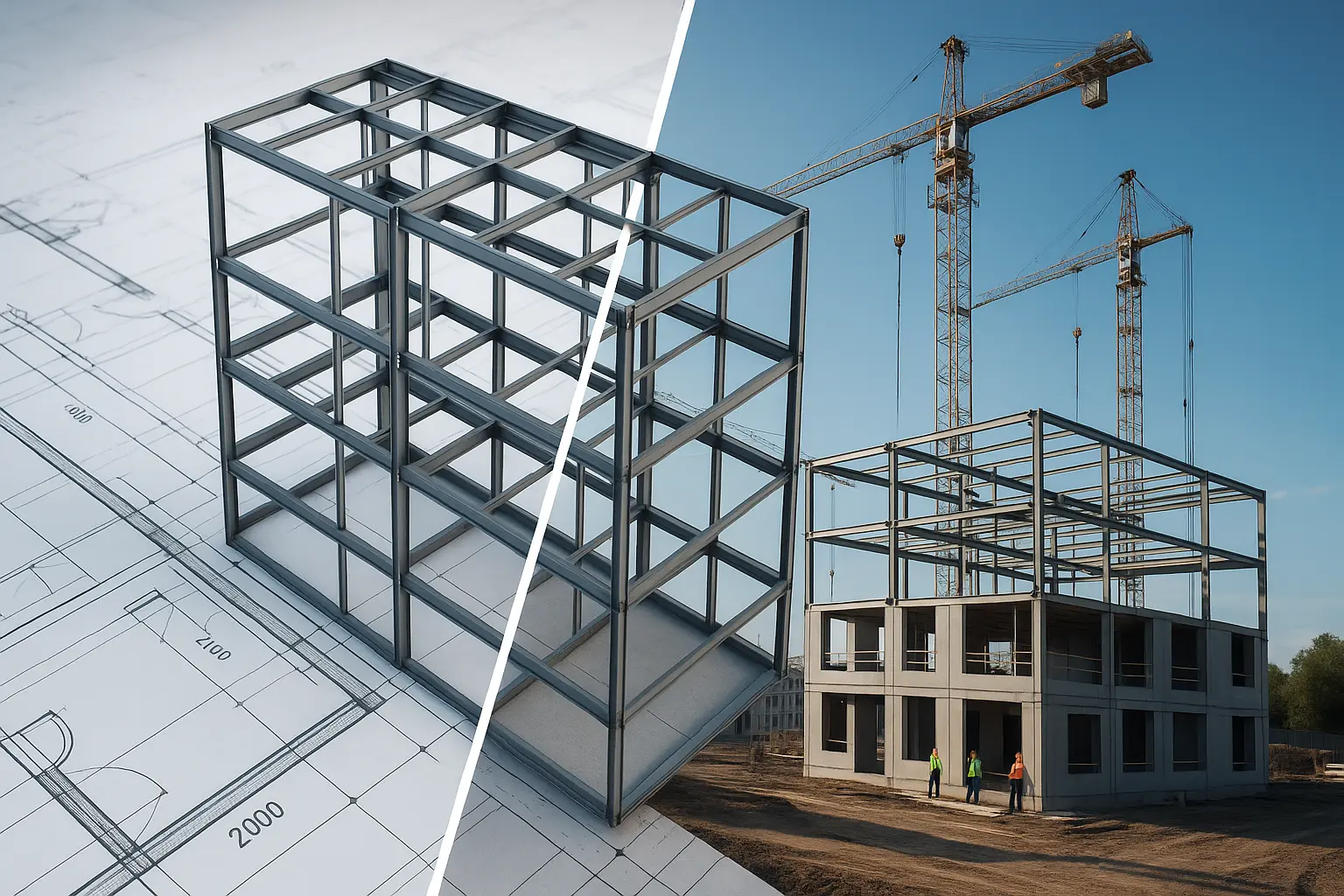 Structural Steel Fabrication and the UK Construction Comeback - PRV Engineering